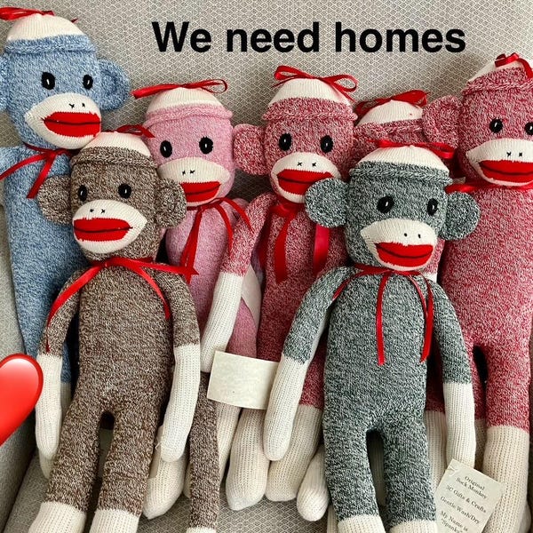 Sock Monkey - Etsy