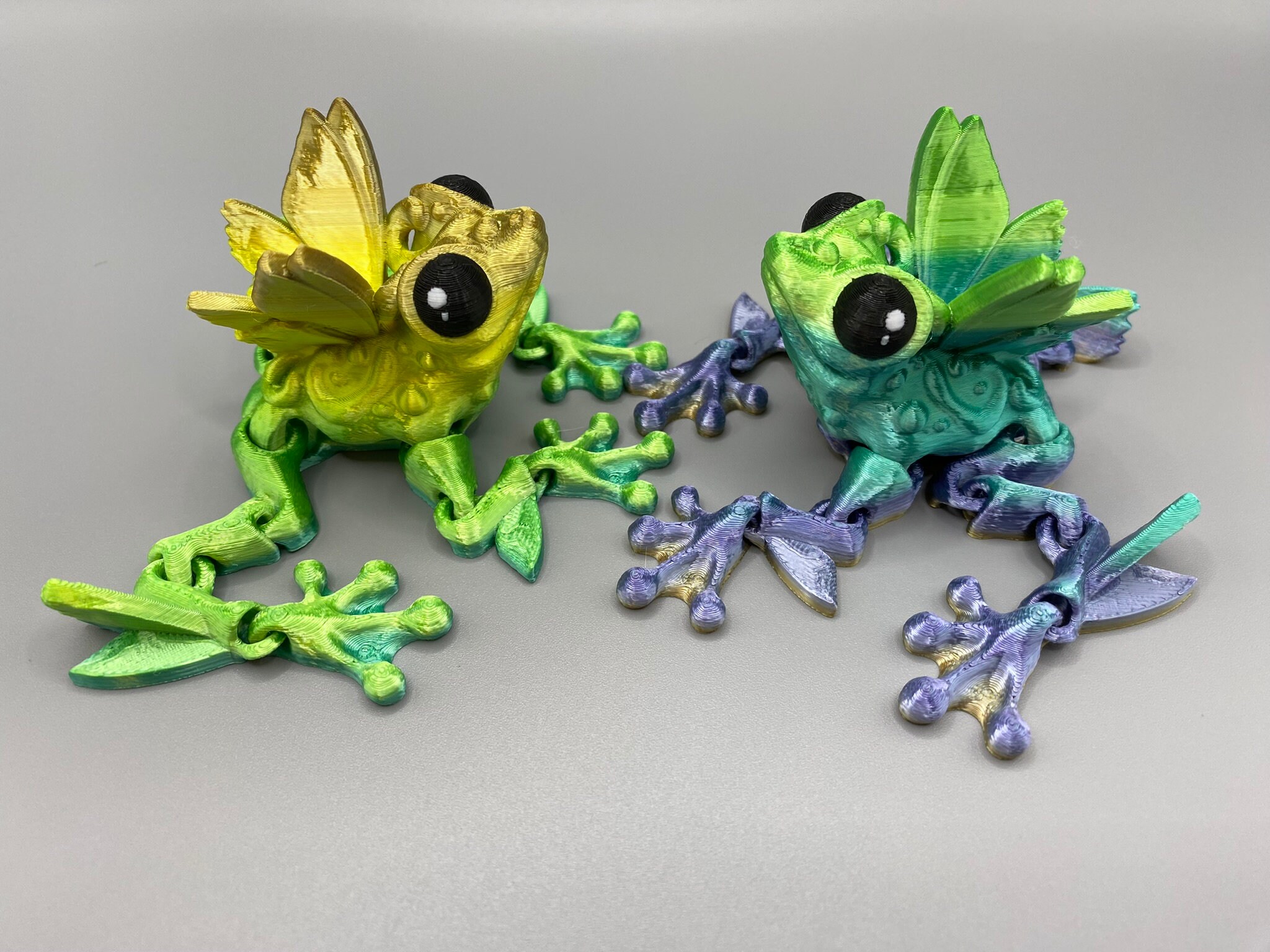 Articulated Flutter Frog, Flexi Flutter Frog, Fidget Toy - Etsy