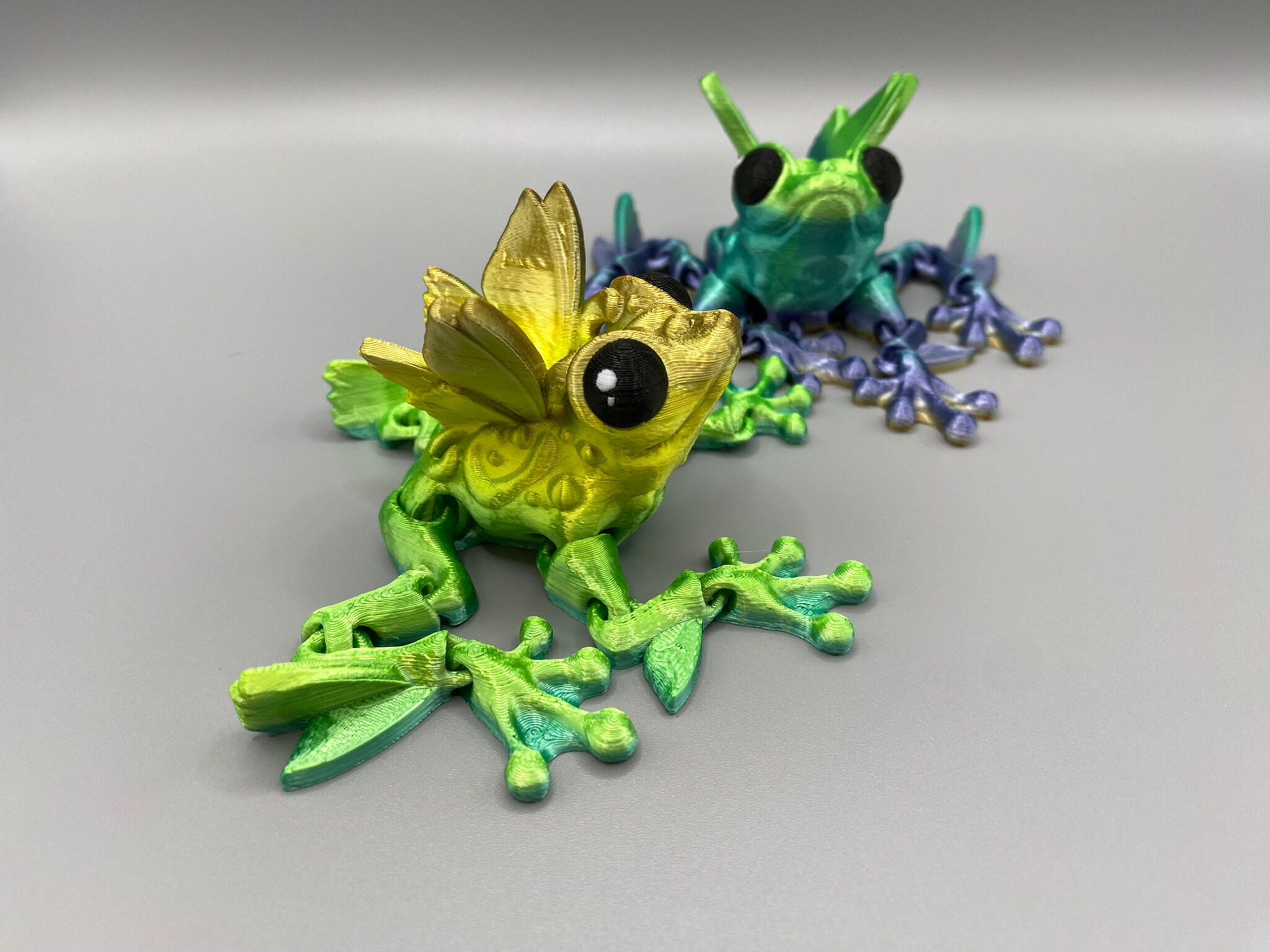 Articulated Flutter Frog, Flexi Flutter Frog, Fidget Toy - Etsy