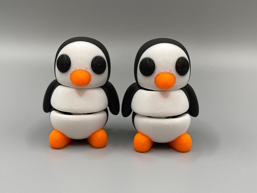 Articulated Baby Penguin Toy, Flexi Penguin, Fidget Toy - Etsy