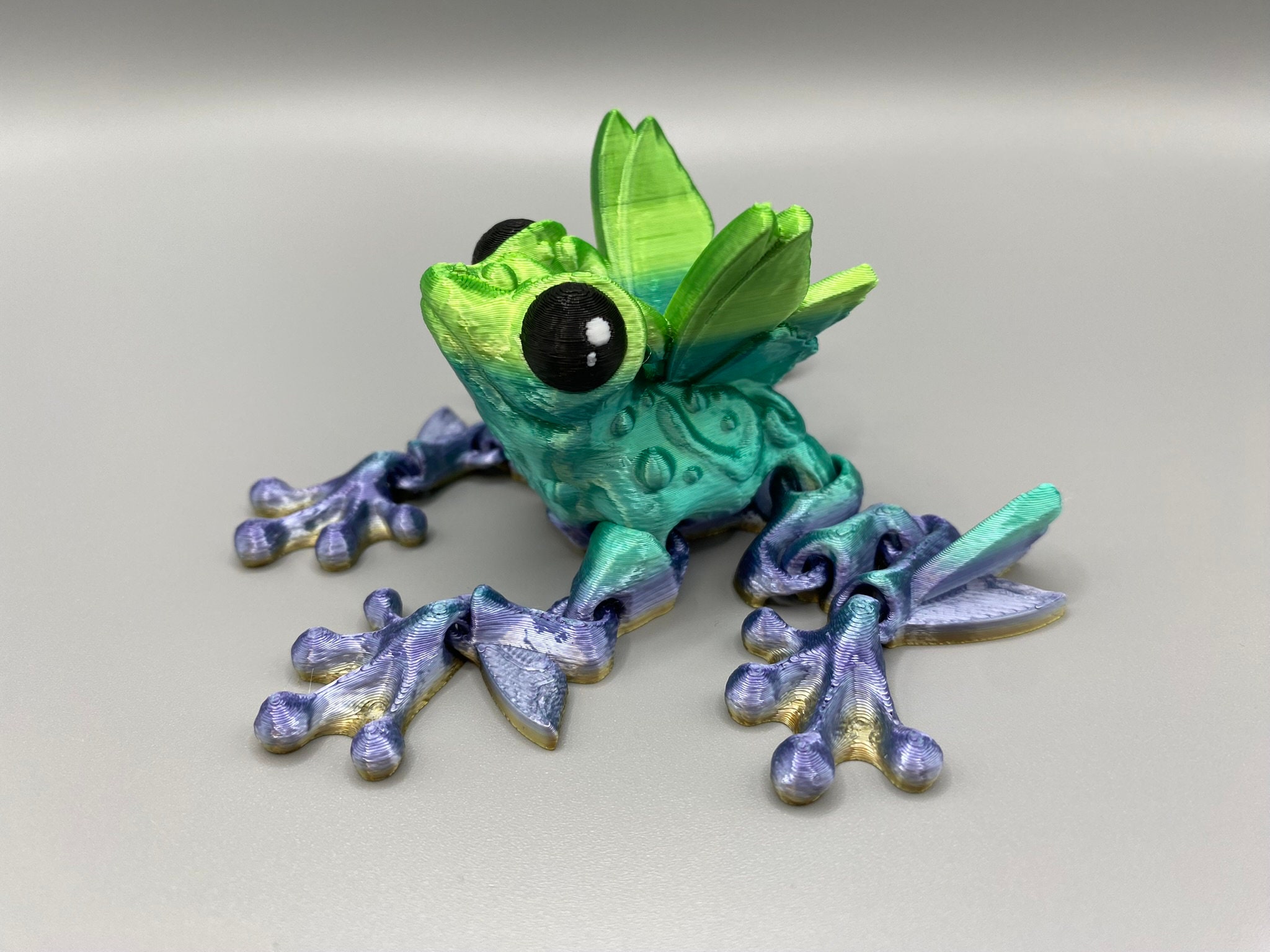 Articulated Flutter Frog, Flexi Flutter Frog, Fidget Toy - Etsy