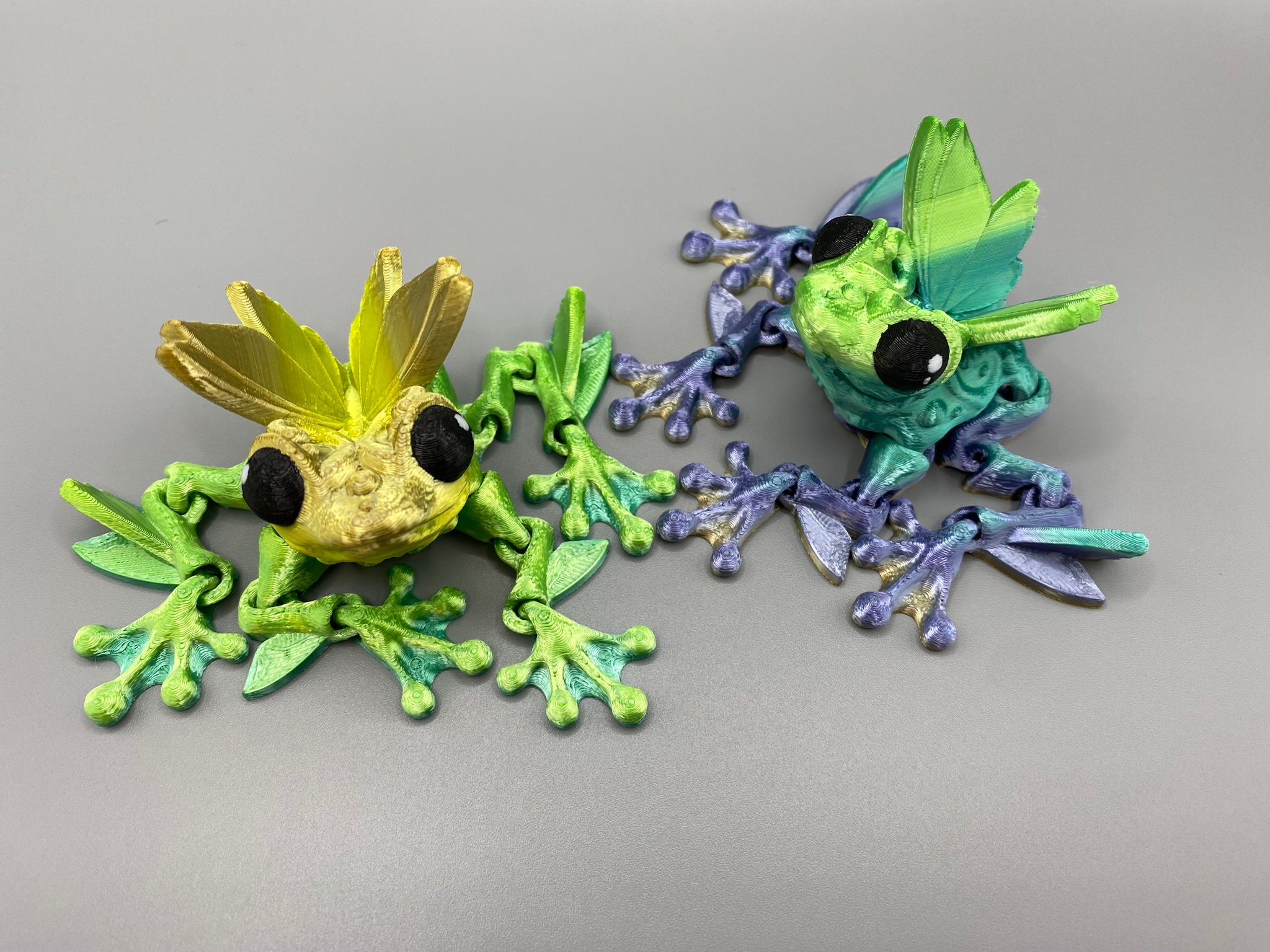 Articulated Flutter Frog, Flexi Flutter Frog, Fidget Toy - Etsy
