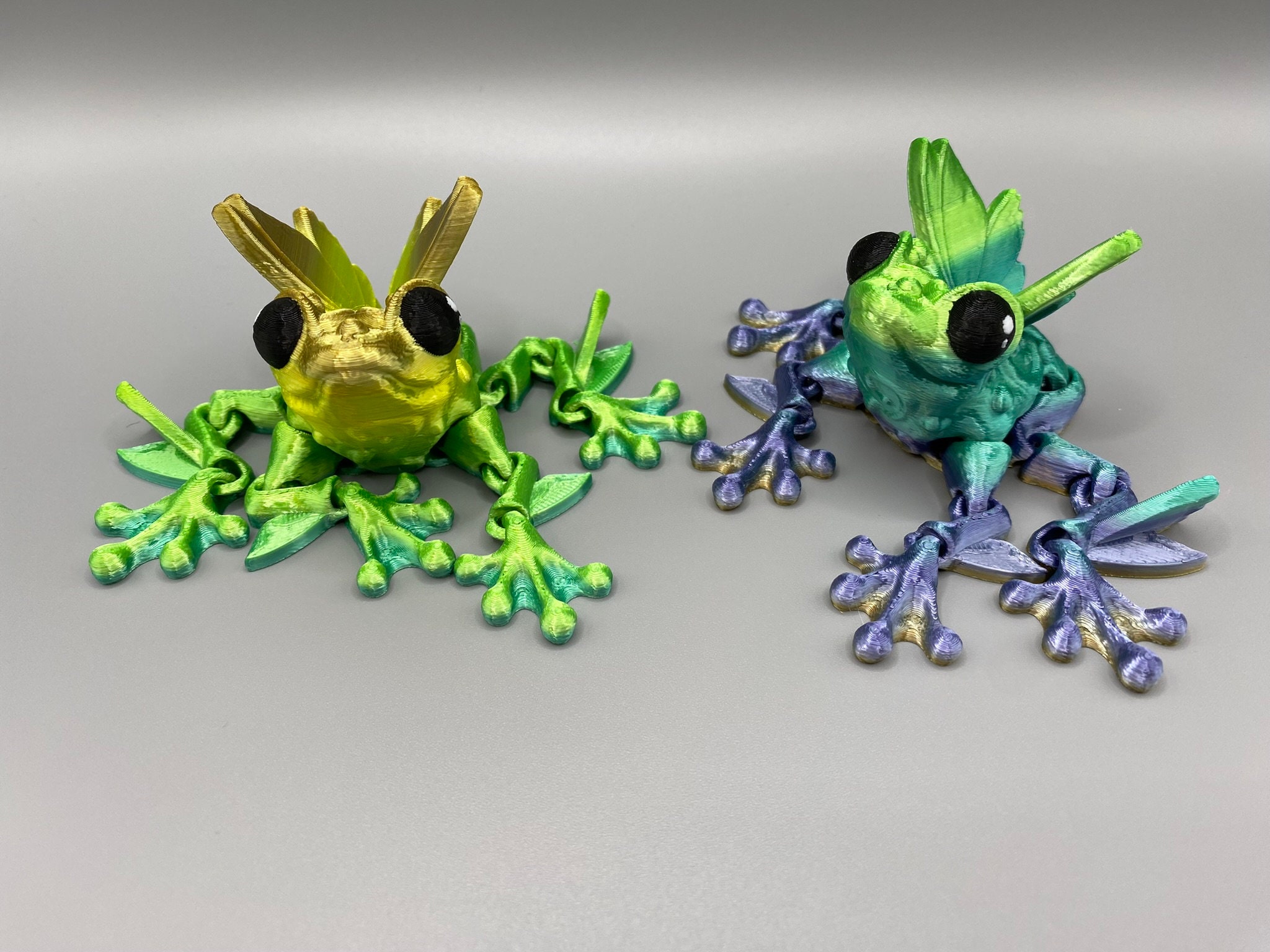 Articulated Flutter Frog, Flexi Flutter Frog, Fidget Toy - Etsy