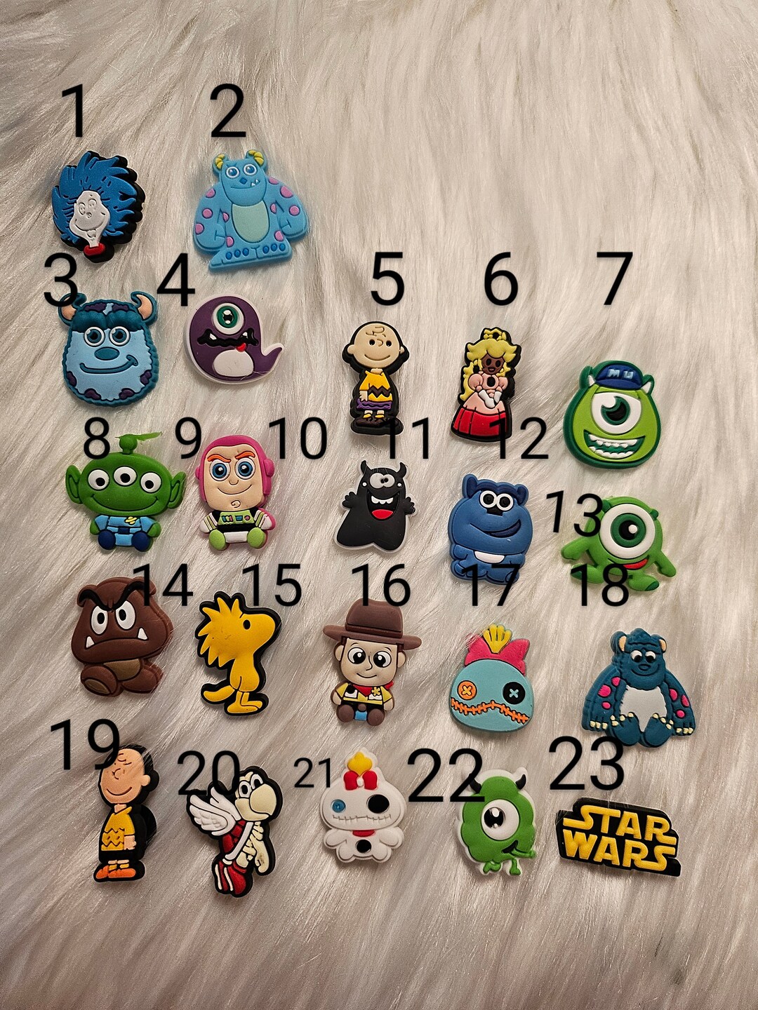 Toy Story/charlie Brown/ Star Wars Croc Charms - Etsy Canada