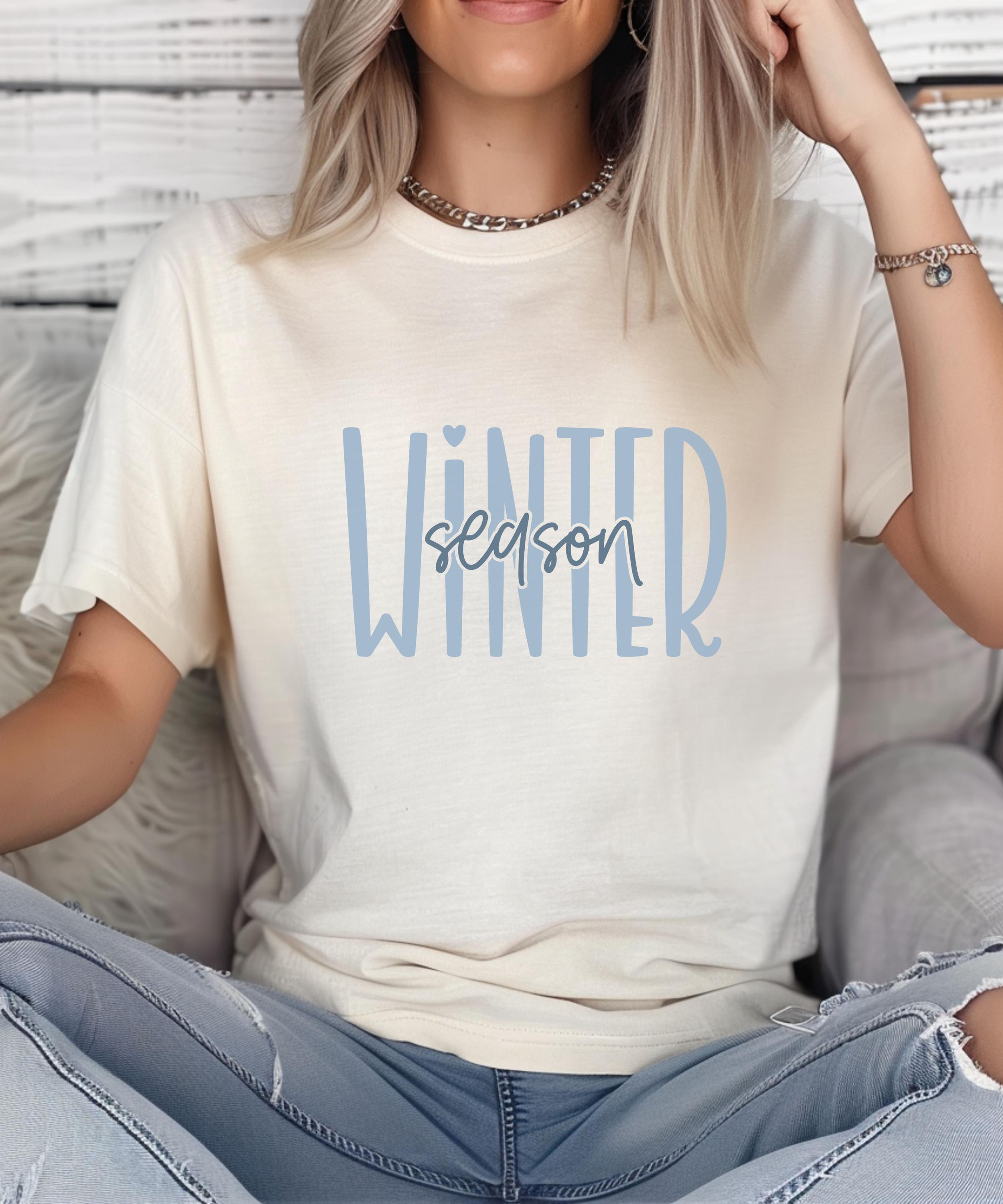 Comfort Colors Winter Season T-shirt Christmas T-shirt Xmas Shirt ...
