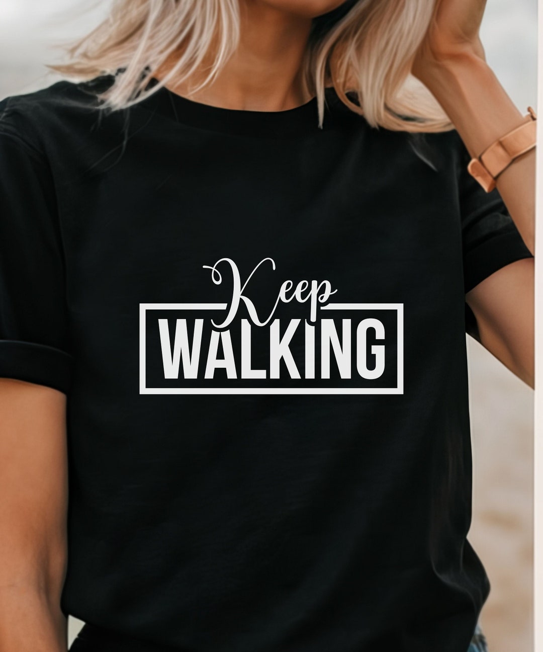 Keep Walking T-shirt, Fun T-shirt for Singles or Married, Keep Walking ...