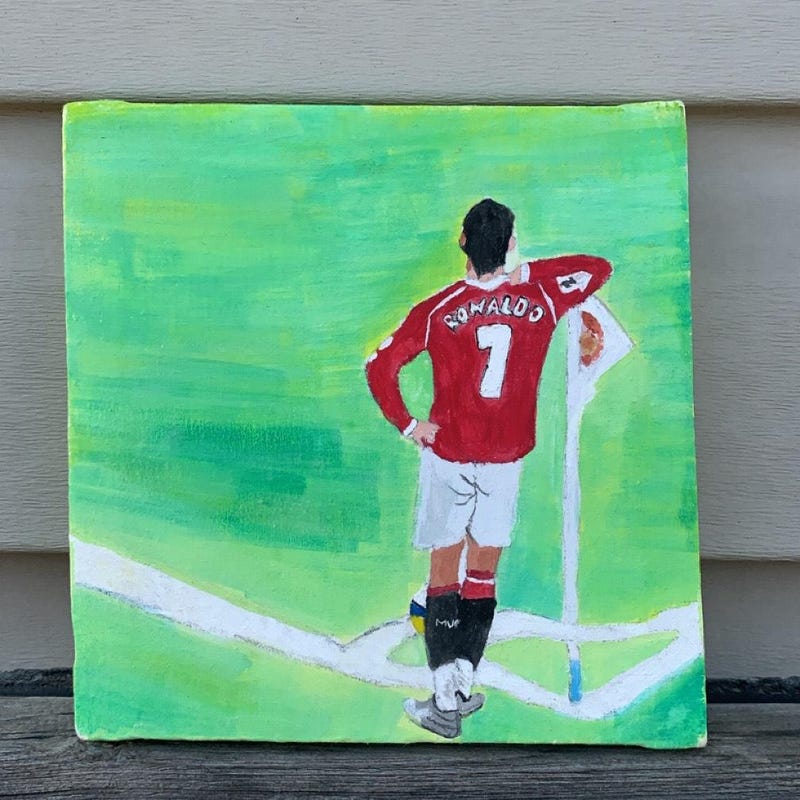 Football Painting - Etsy