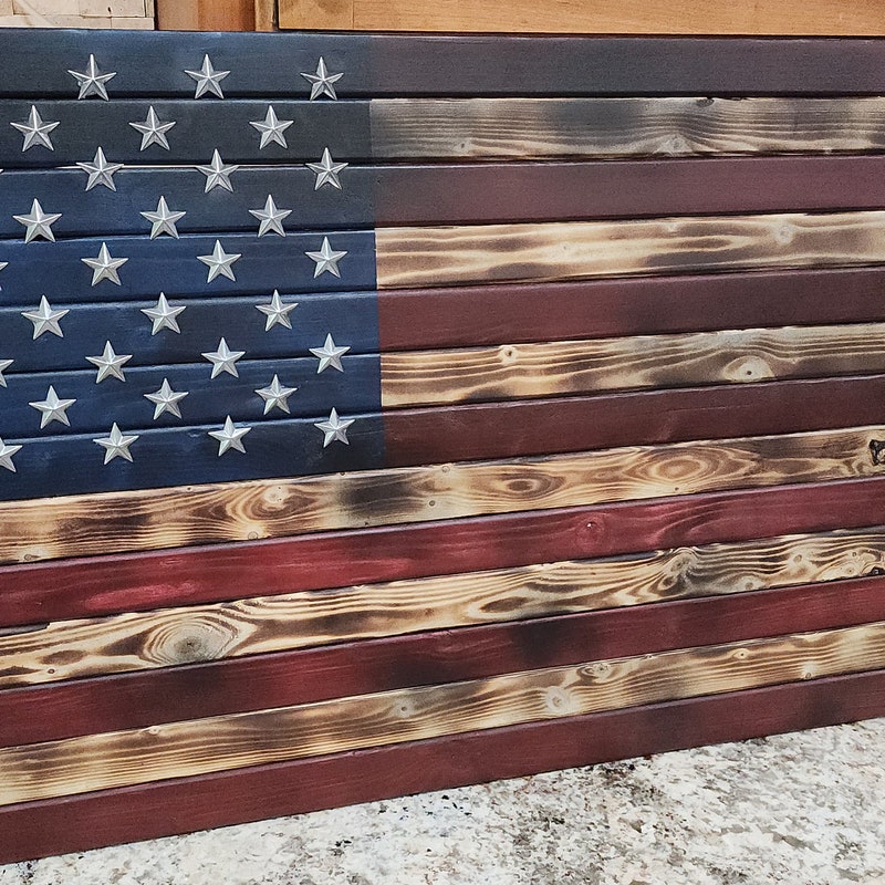 Rustic Metal Flag - Etsy
