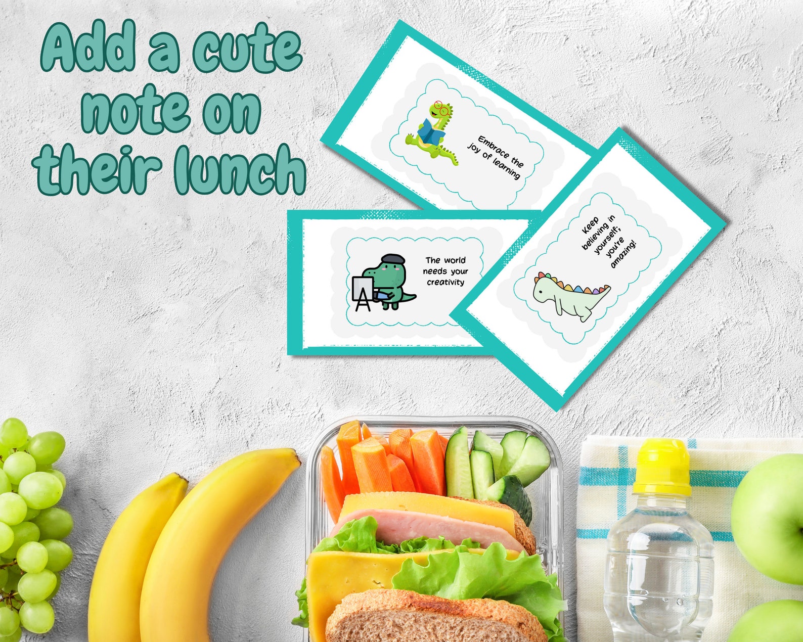 Encouraging Lunchbox Notes for Kids Spread Positivity & Empowerment ...