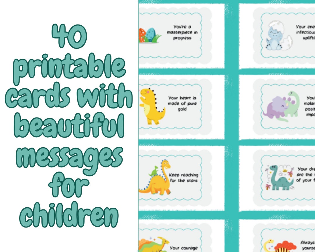 Encouraging Lunchbox Notes for Kids Spread Positivity & Empowerment ...