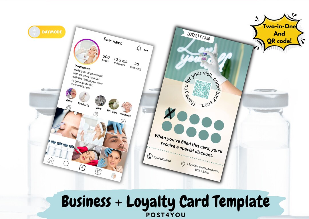 Personalized Business & Loyalty Cards Template: Make Your Brand Shine ...