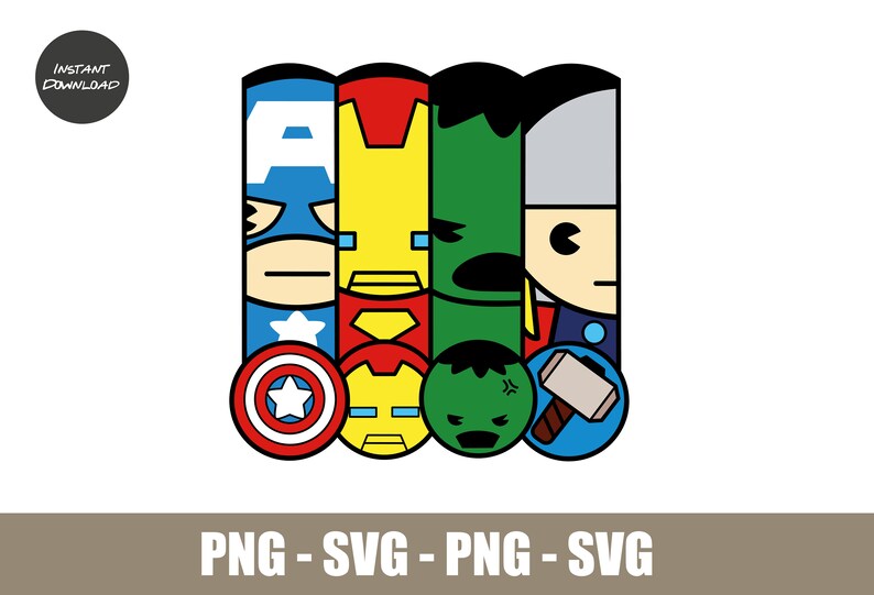 Superheroes Svg, Heroes Svg Cut Files for Cricut and Silhouette, Svg ...