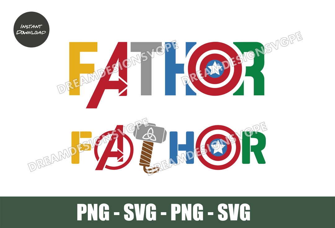 Fathor Svg, Fathers Day Svg, Cut Files for Cricut and Silhouette, Svg ...