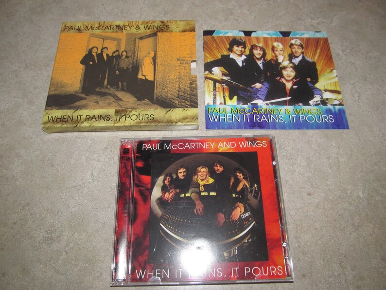 Paul Mccartney and Wings the Beatles Rare 2 CD Set When It Rains It ...