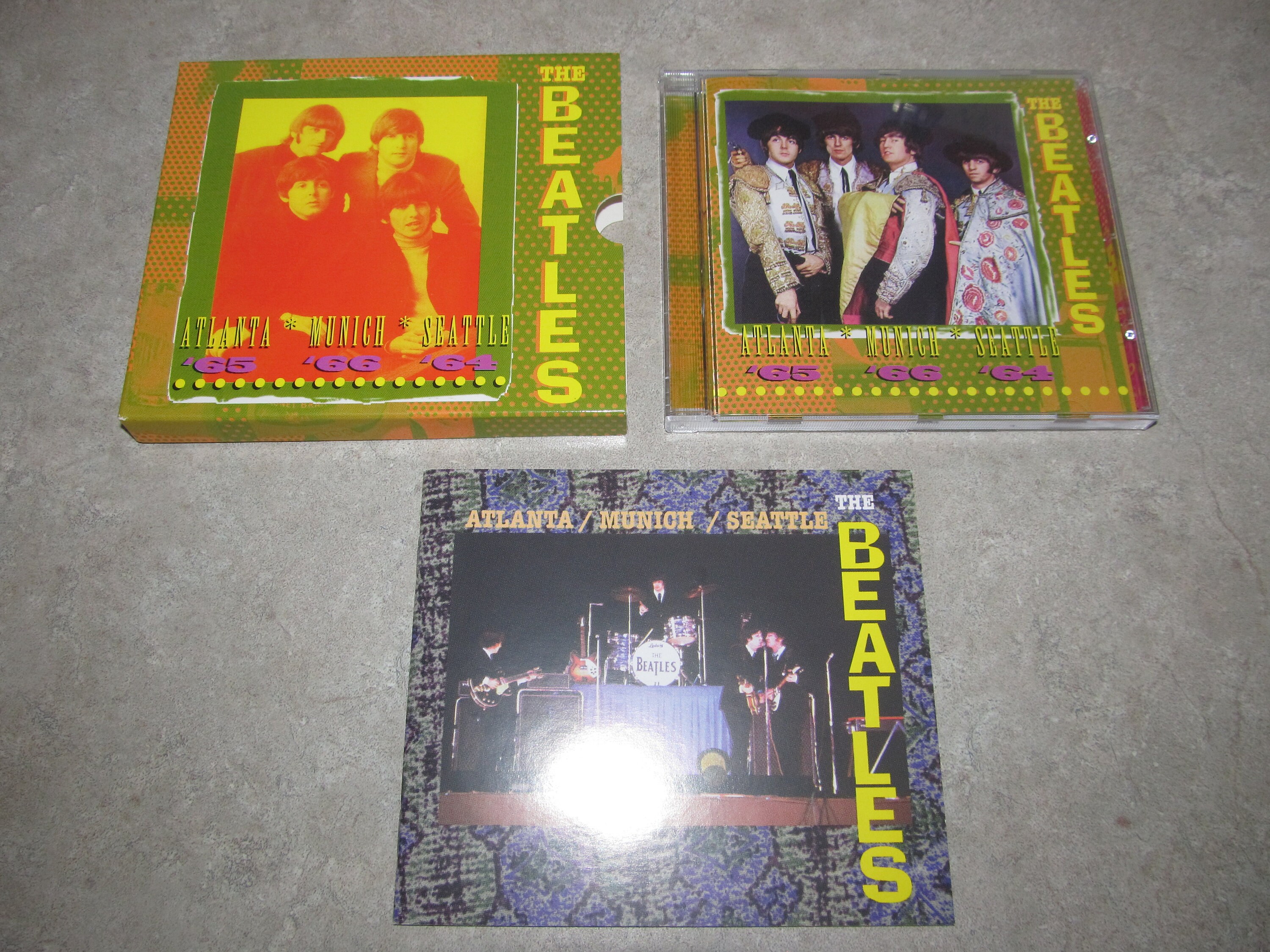 The Beatles Rare CD W/booklet & Slipcover Atlanta-munich-seattle Spank ...