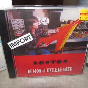 Sealed Boston Rare CD Demos & Unreleased Sealed - Etsy