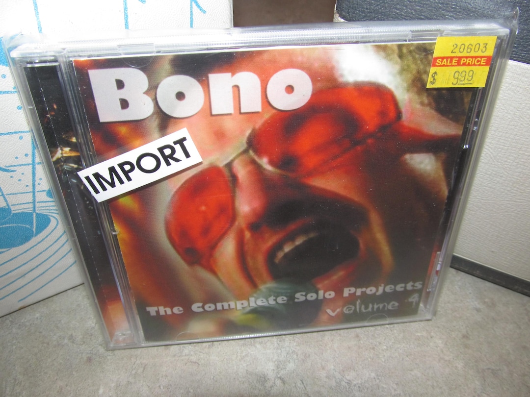 Sealed - Bono - U2 - Very Rare CD - the Complete Solo Projects Volume 4 ...