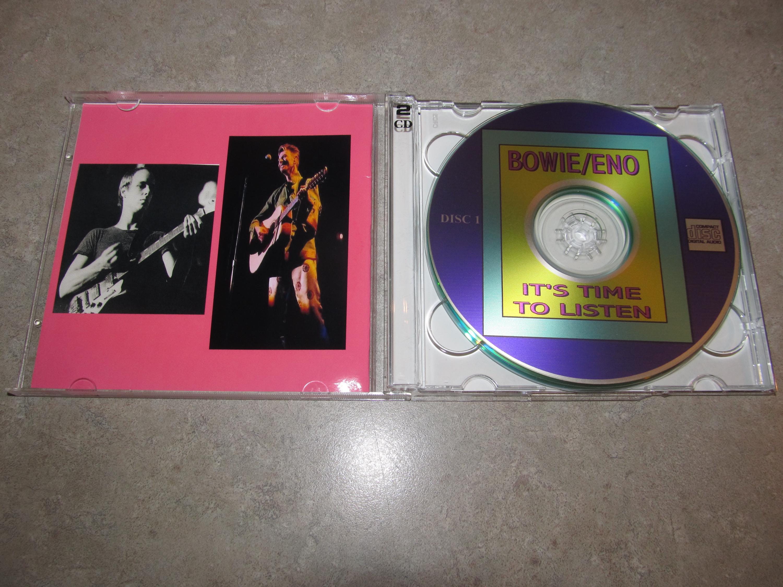 David Bowie - Brian Eno - Very Rare 2 CD Set - It's Time to Listen - NM ...