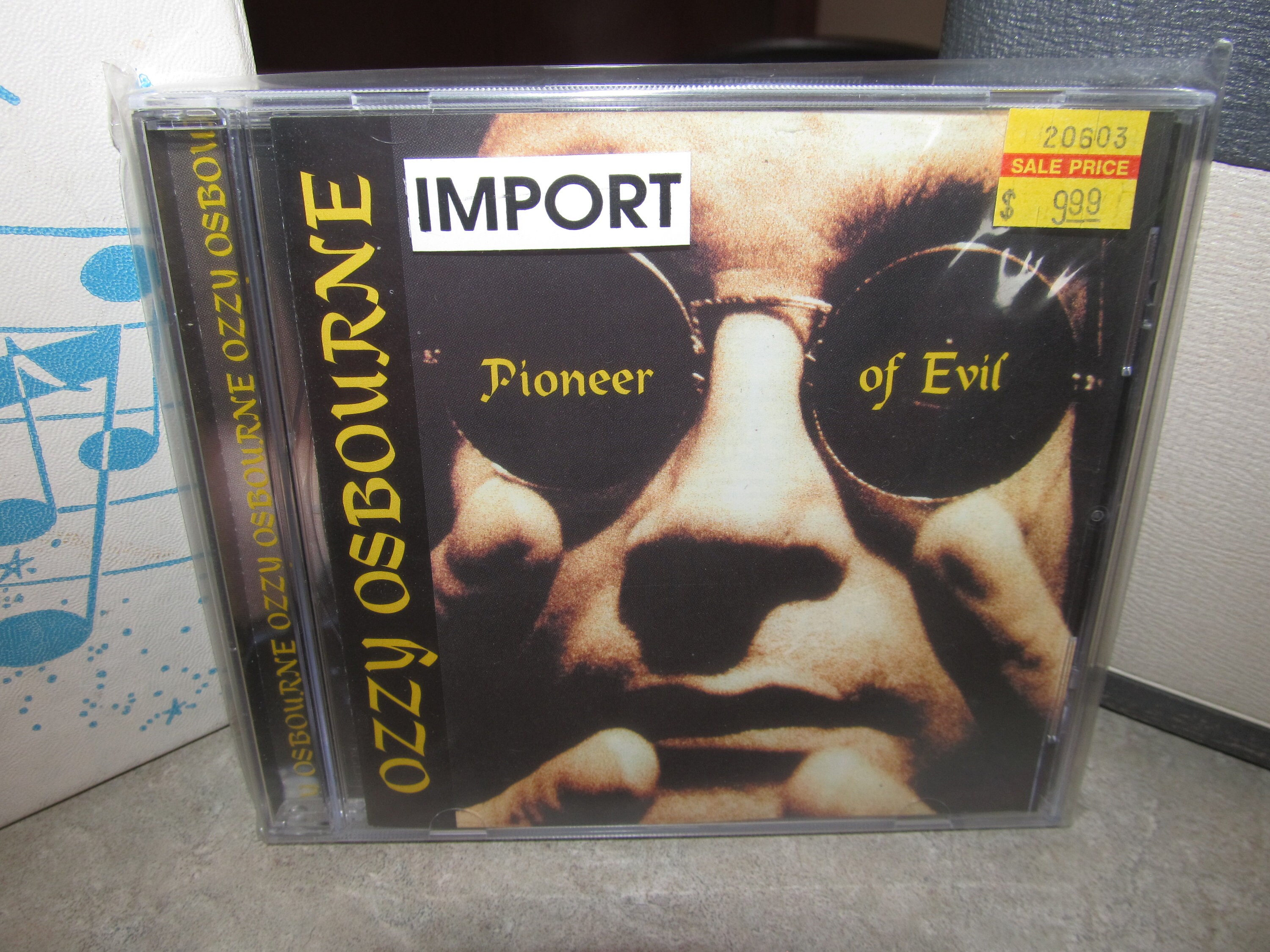 Sealed - Ozzy Osbourne - Very Rare CD - Pioneer of Evil - Phoenix Az ...
