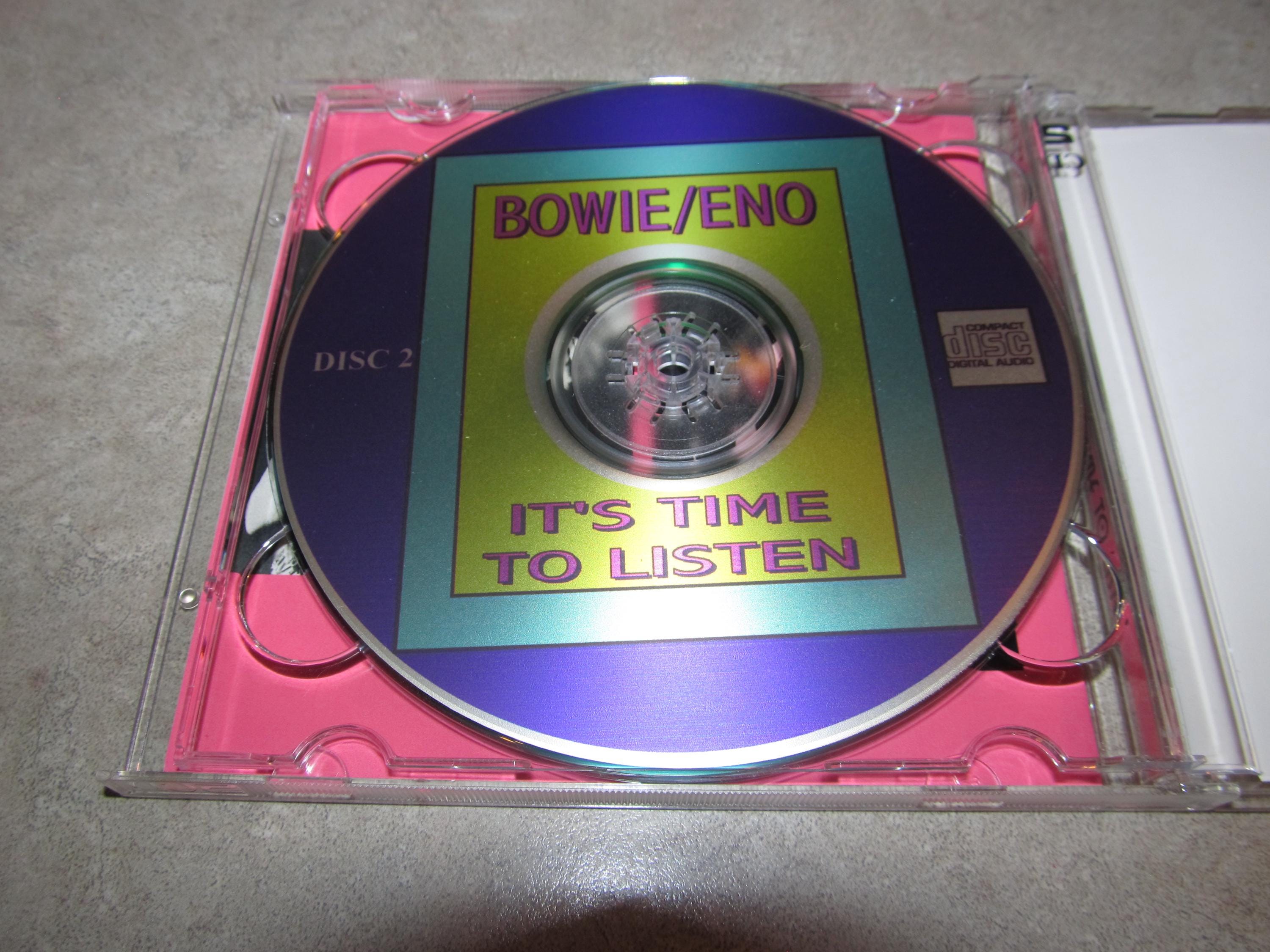 David Bowie - Brian Eno - Very Rare 2 CD Set - It's Time to Listen - NM ...
