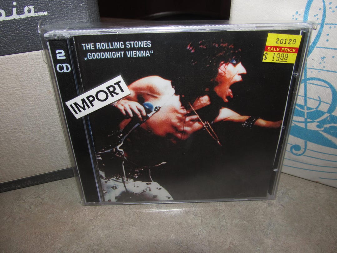 Sealed - the Rolling Stones - Very Rare 2 CD Set - Goodnight Vienna ...