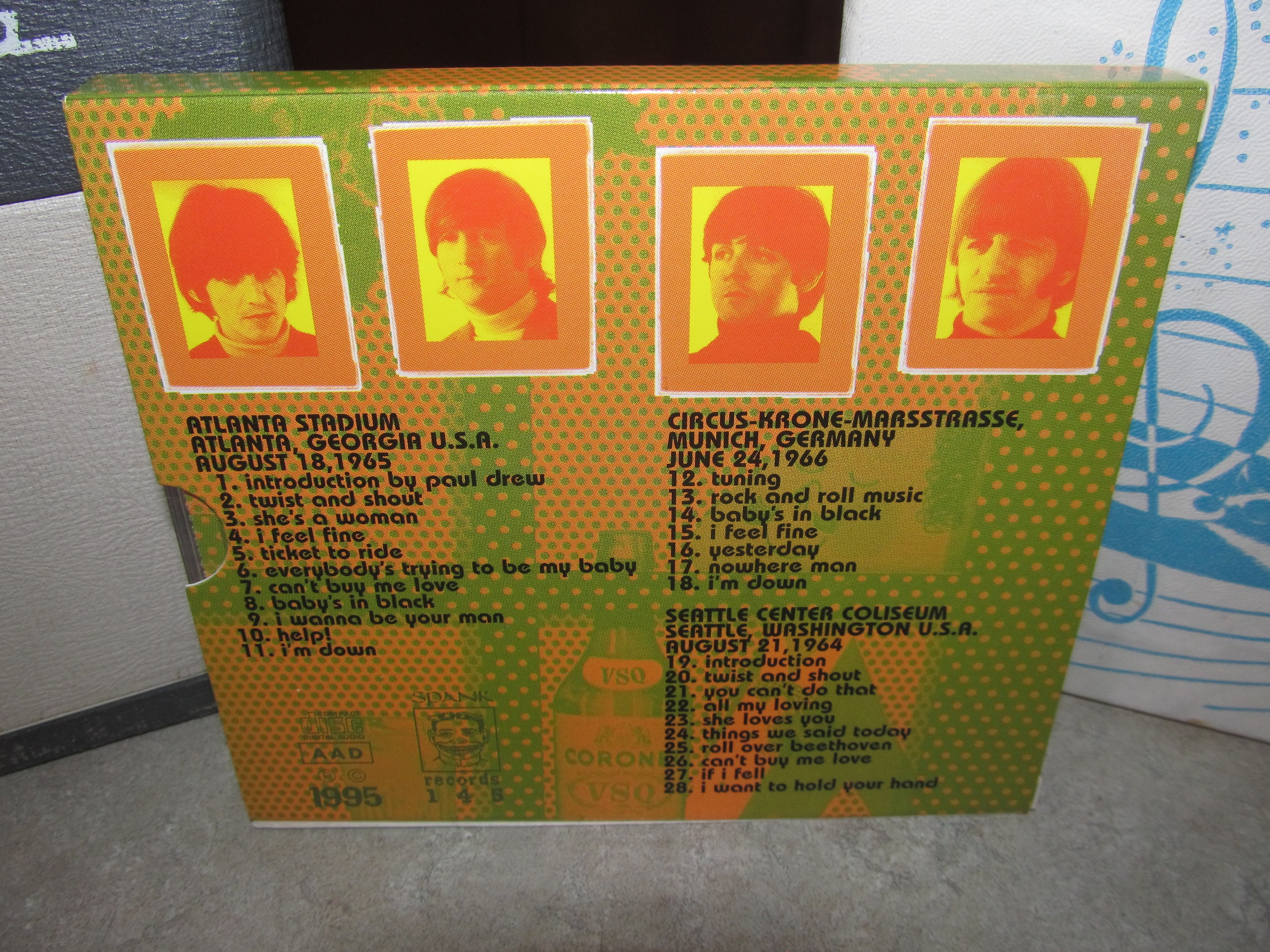 The Beatles Rare CD W/booklet & Slipcover Atlanta-munich-seattle Spank ...