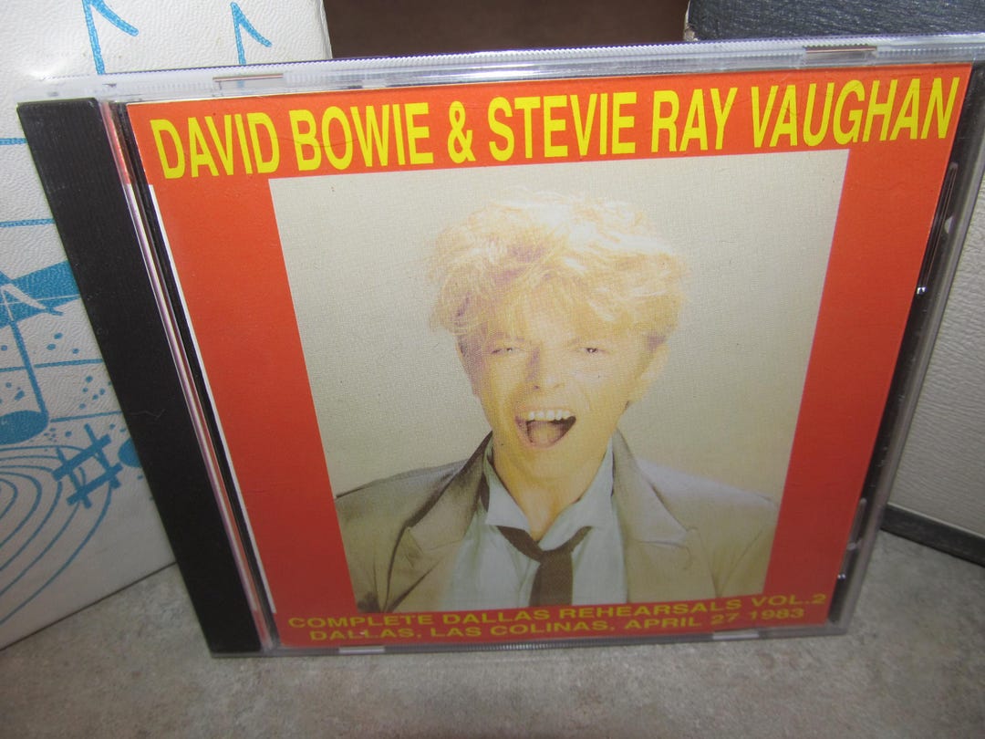 David Bowie and Stevie Ray Vaughan - Very Rare CD - Dallas Rehearsals ...