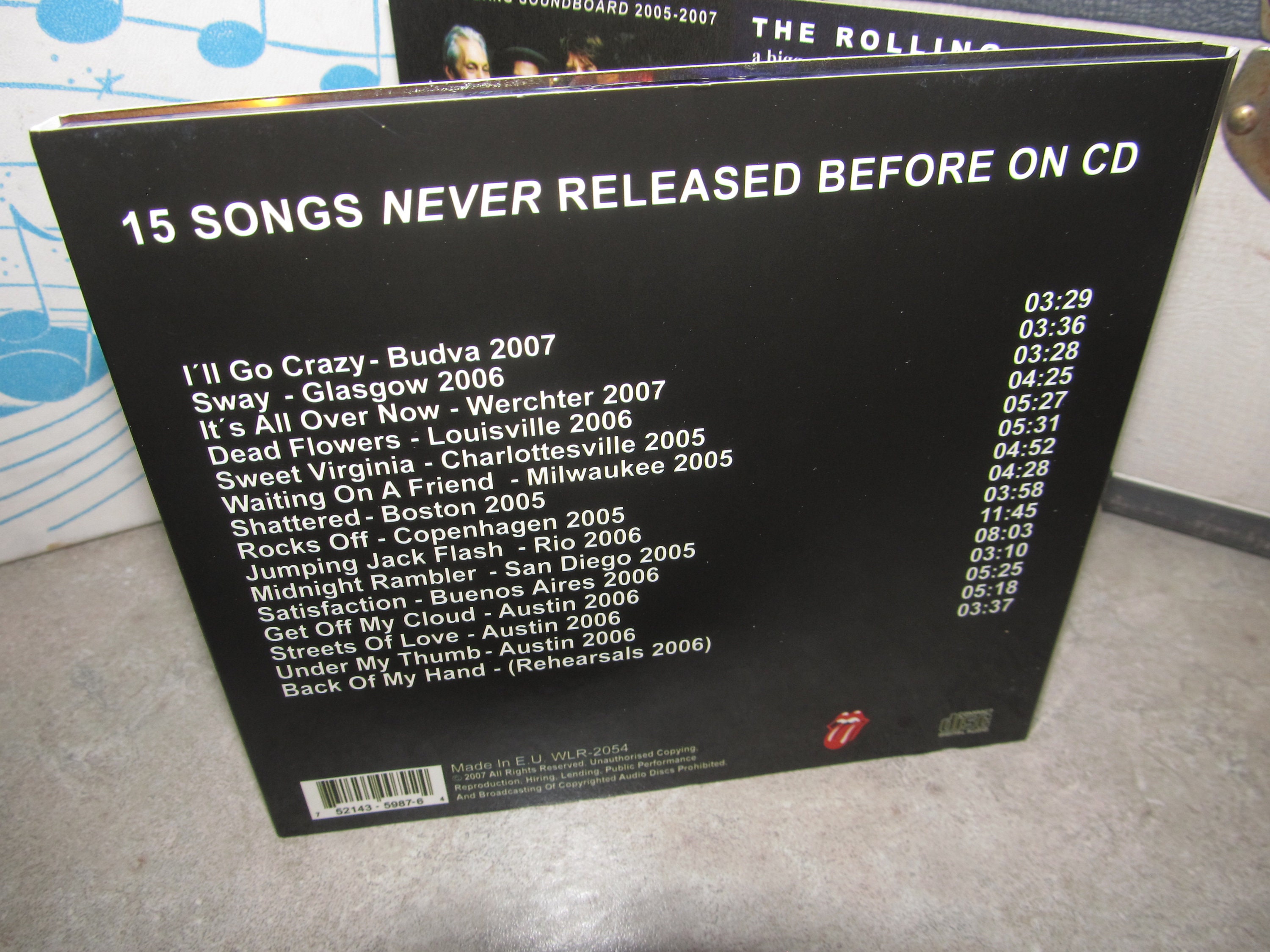 The Rolling Stones - Very Rare CD - A Bigger Bang Soundboard - Volume 3 ...