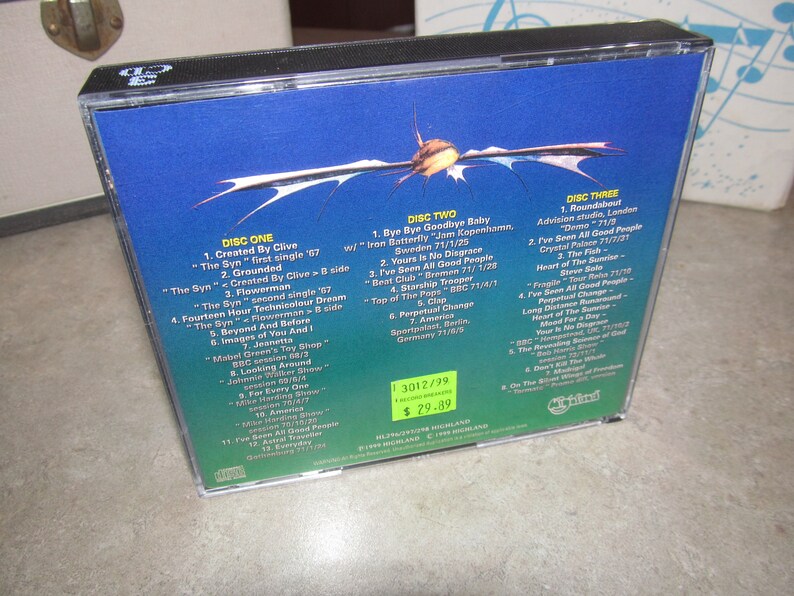 Yes Very Rare 3 CD Set Yessessions Live Performances 1971 & 1973 NM - Etsy