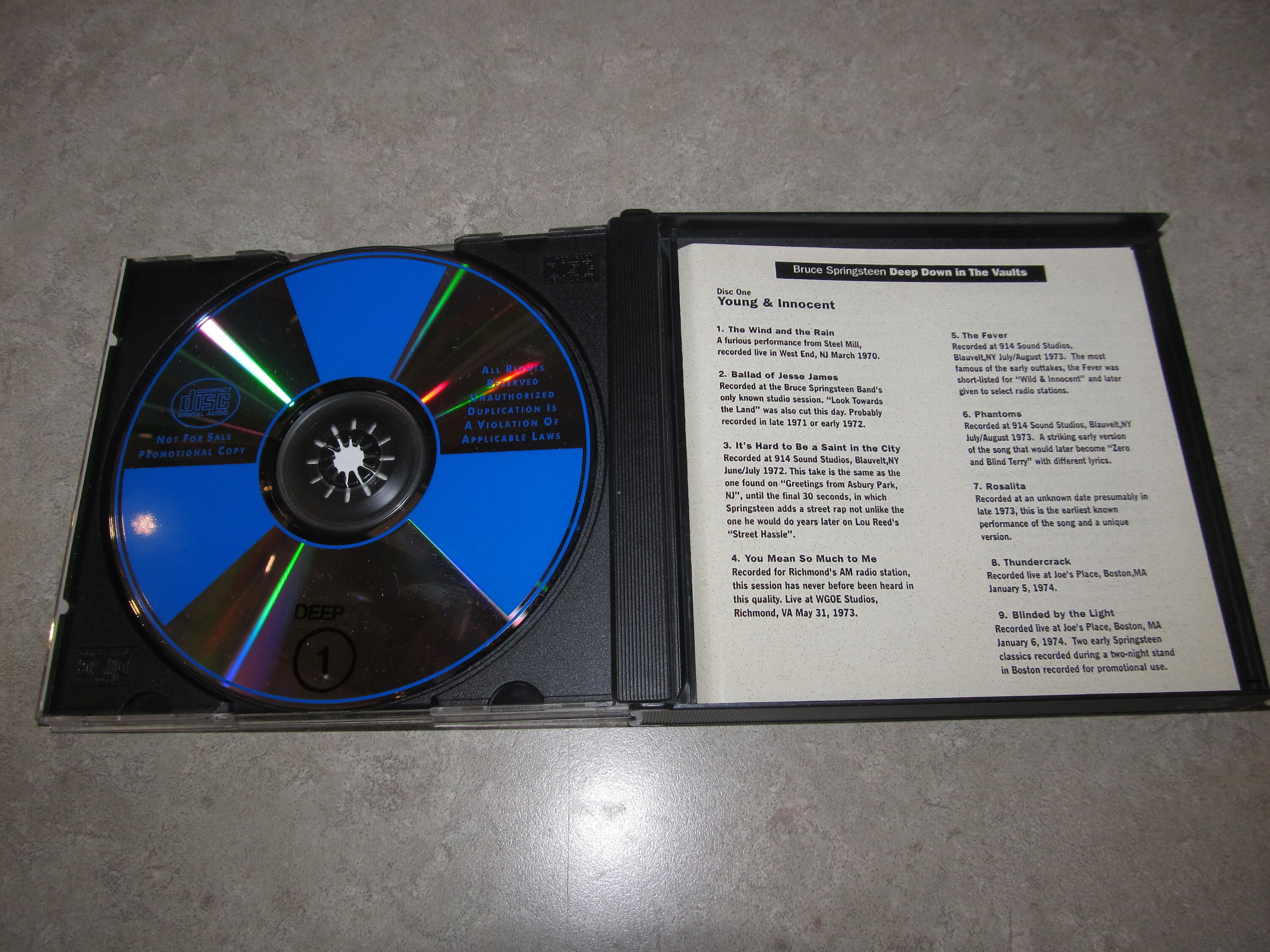 Bruce Springsteen Very Rare 3 CD Set Deep Down in the Vaults NM - Etsy