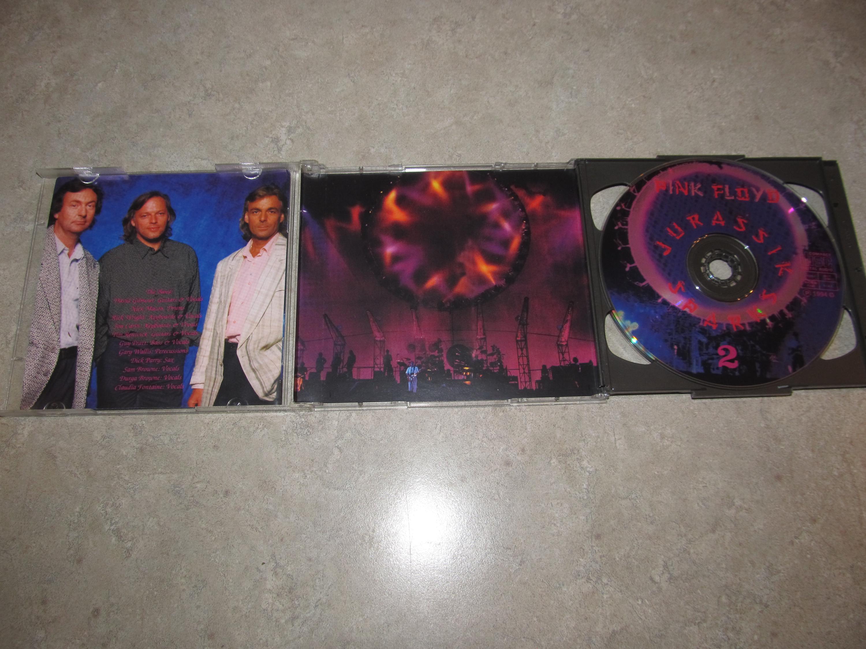 Pink Floyd - Rare 2 CD Set - Jurassik Sparks - Pasadena, Ca. 1994 ...
