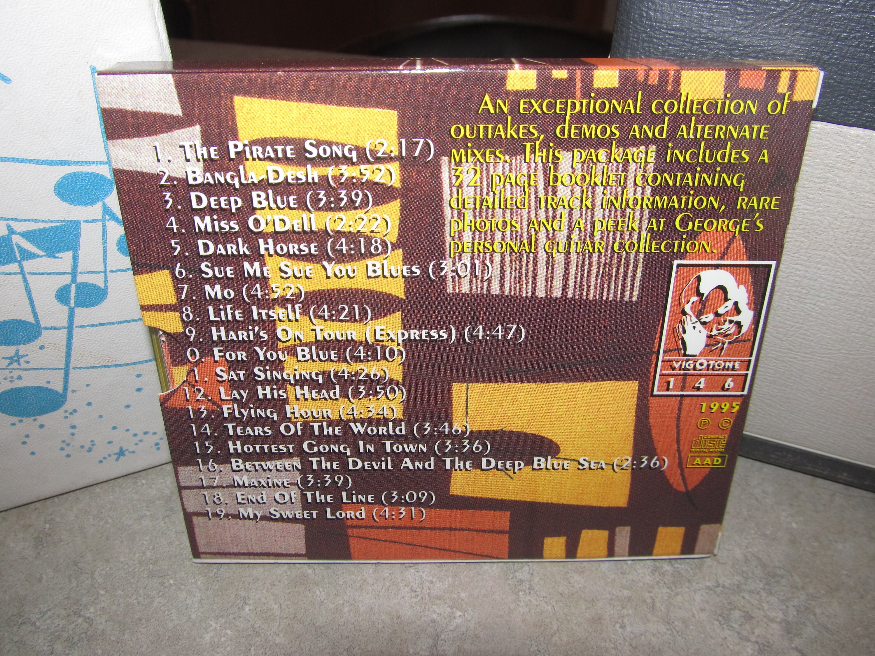 George Harrison the Beatles Very Rare CD Pirate Songs Includes 32 Page ...