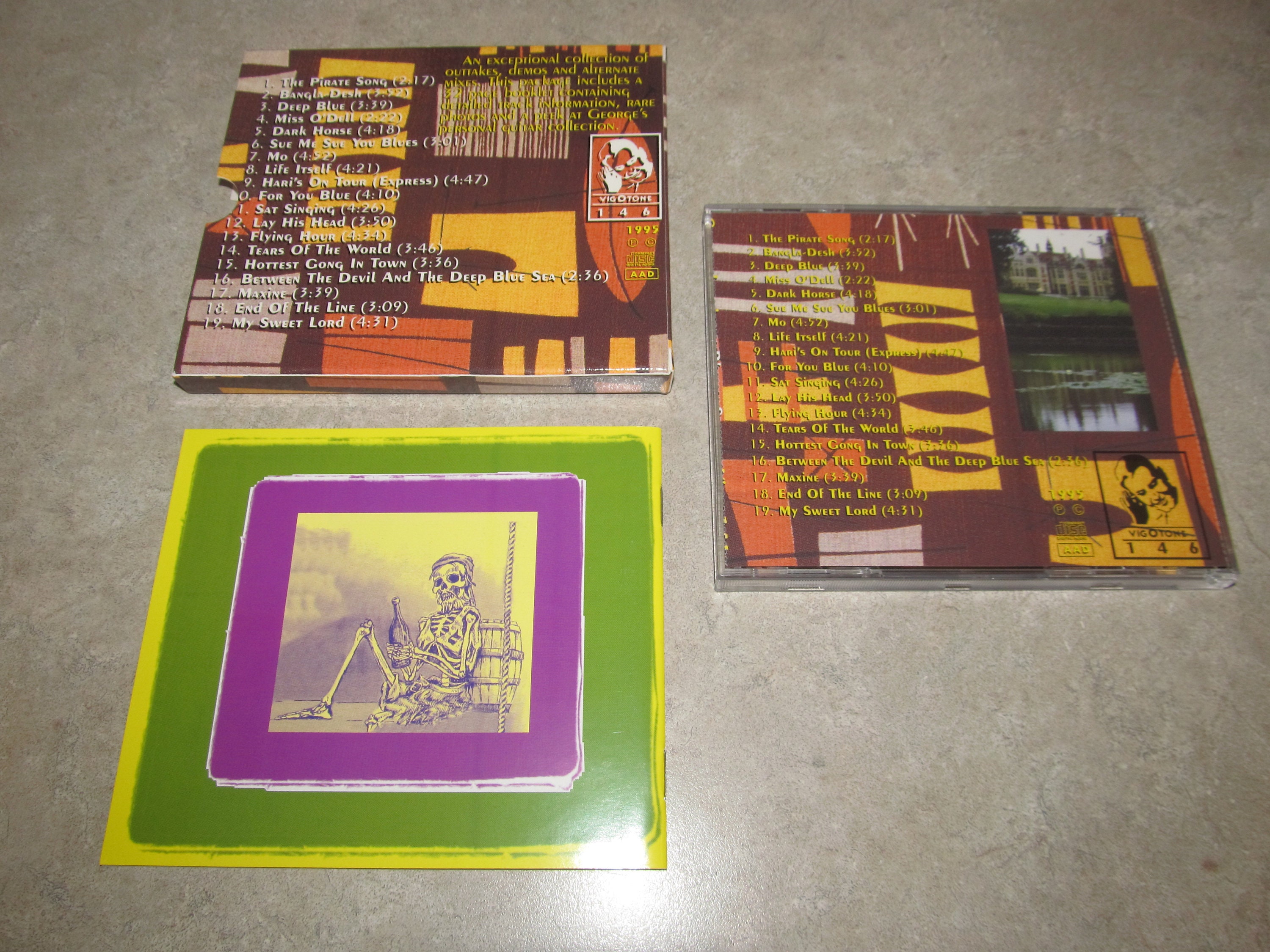 George Harrison the Beatles Very Rare CD Pirate Songs Includes 32 Page ...