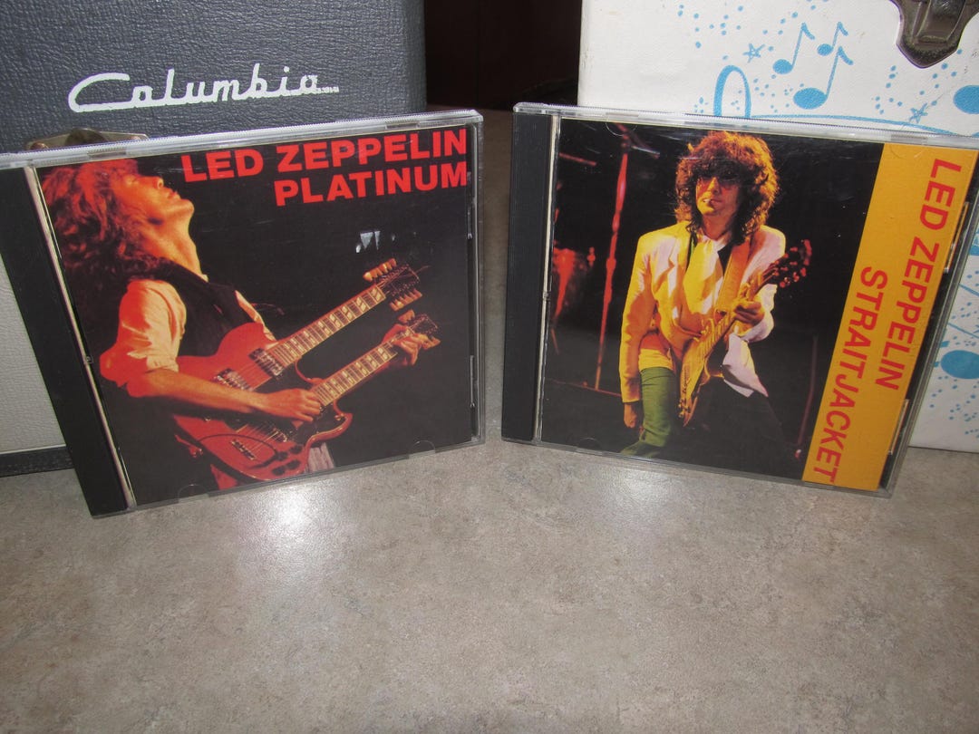 Led Zeppelin Rare 2 CD Set Platinum/straitjacket Brussels 1980 Part One ...