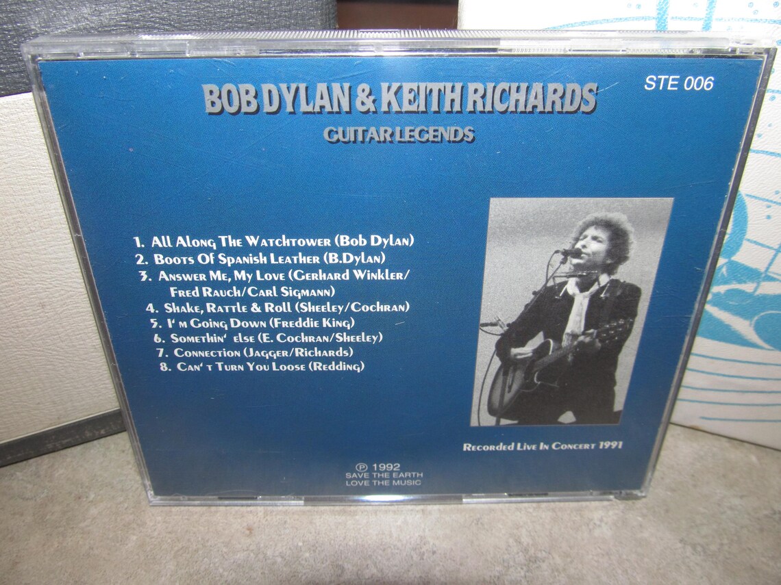 Bob Dylan & Keith Richards - Very Rare CD - Guitar Legends - Live in ...