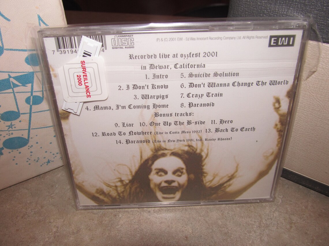 Sealed - Ozzy Osbourne - Very Rare CD - Live at Ozzfest 2001 - Etsy