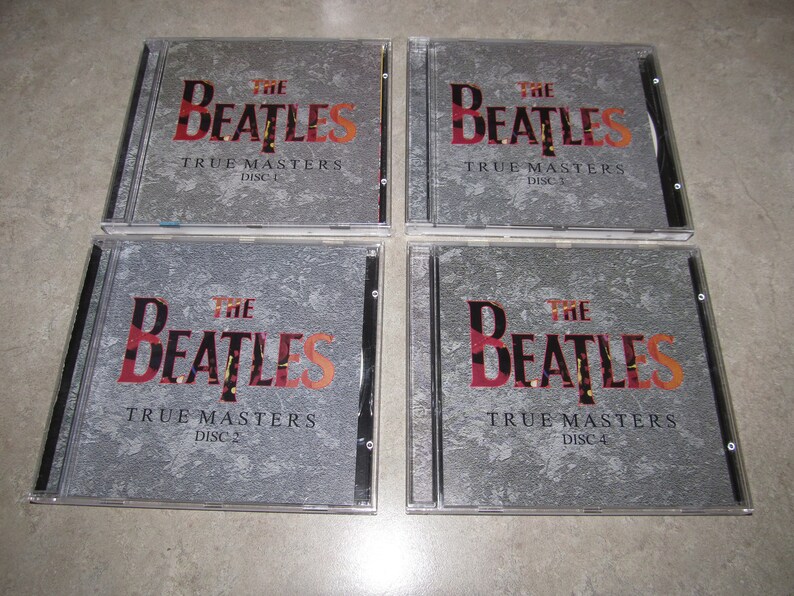 The Beatles - Extremely Rare 4 CD Set - True Masters - Box 1 - Cases ...