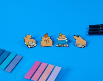 Capybara Enamel Pin - Etsy