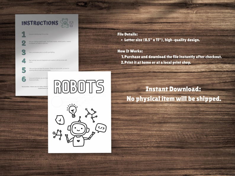 Robots |robot Coloring Pages for Kids|printable Coloring Sheets|cute Robots| Robots Coloring ...