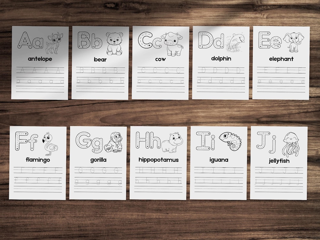 Alphabet Tracing & Color | Letters | Alphabet Writing Practice | Abc ...