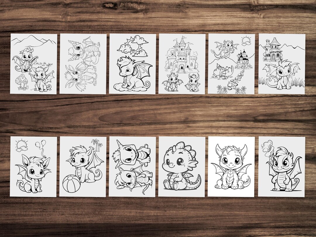 Dragons | Dragons Coloring Pages for Kids | Printable Coloring Sheets ...