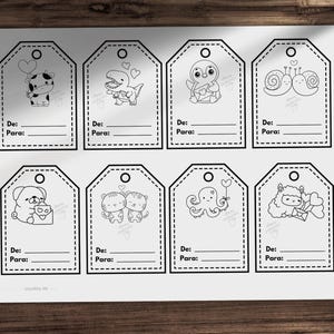 Dia De San Valentin|tarjetas San Valentin Para Niños|español|valentines ...