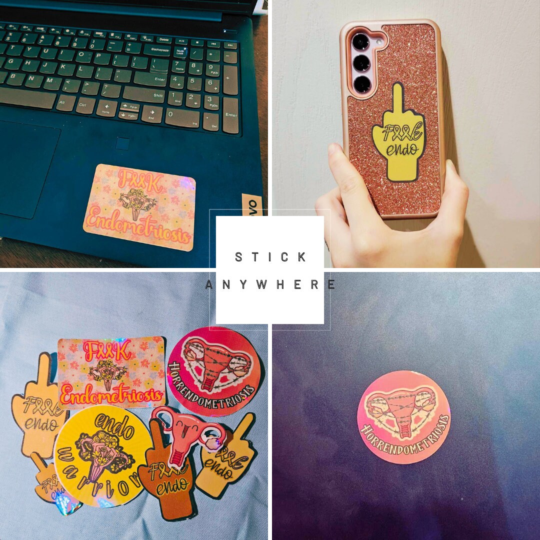 Endometriosis Awareness Sticker Endometriosis Decal for Laptop ...