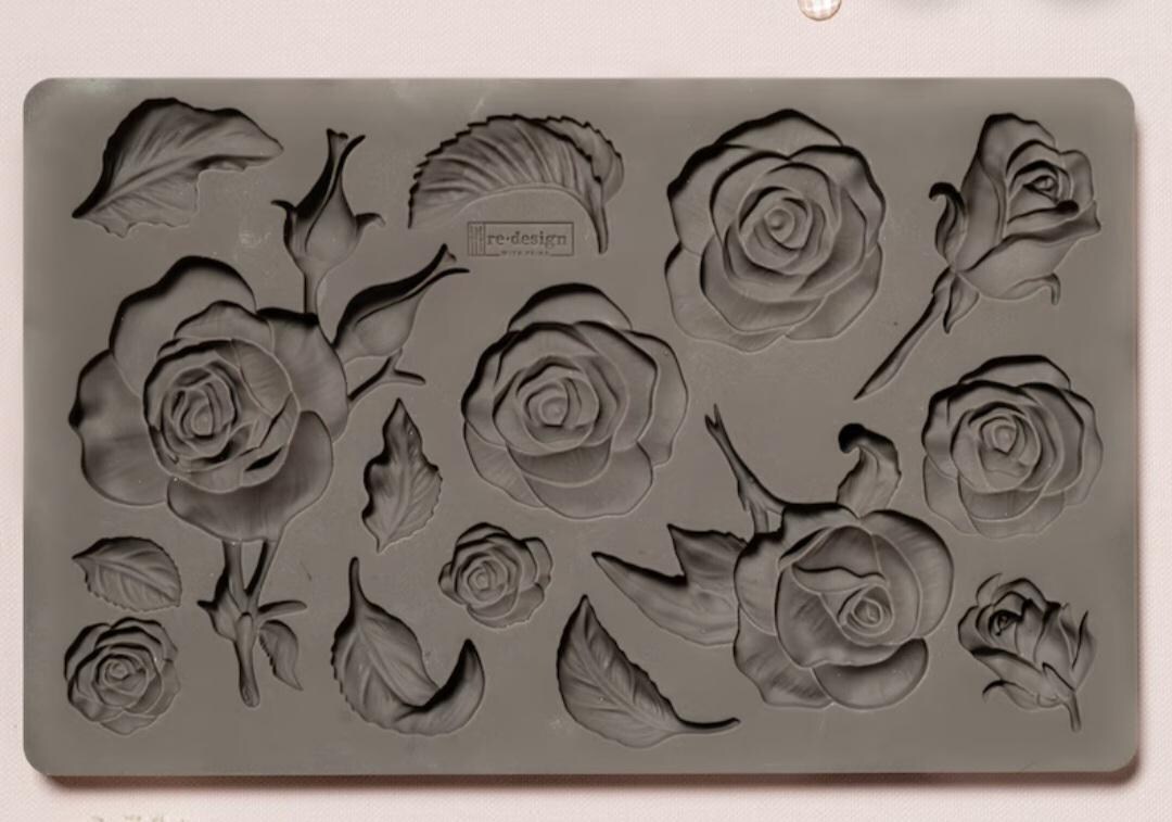 Fragrant Roses Decor Mold, Redesign With Prima Silicone Craft Mold - Etsy