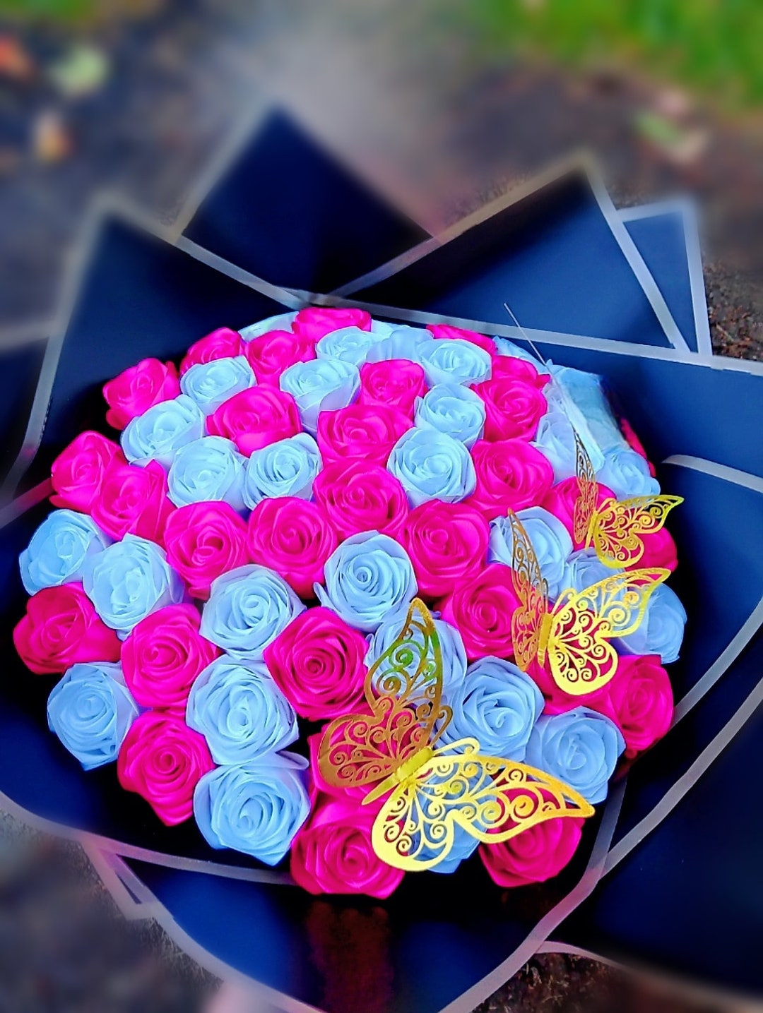 75 Rose Bouquet - Etsy