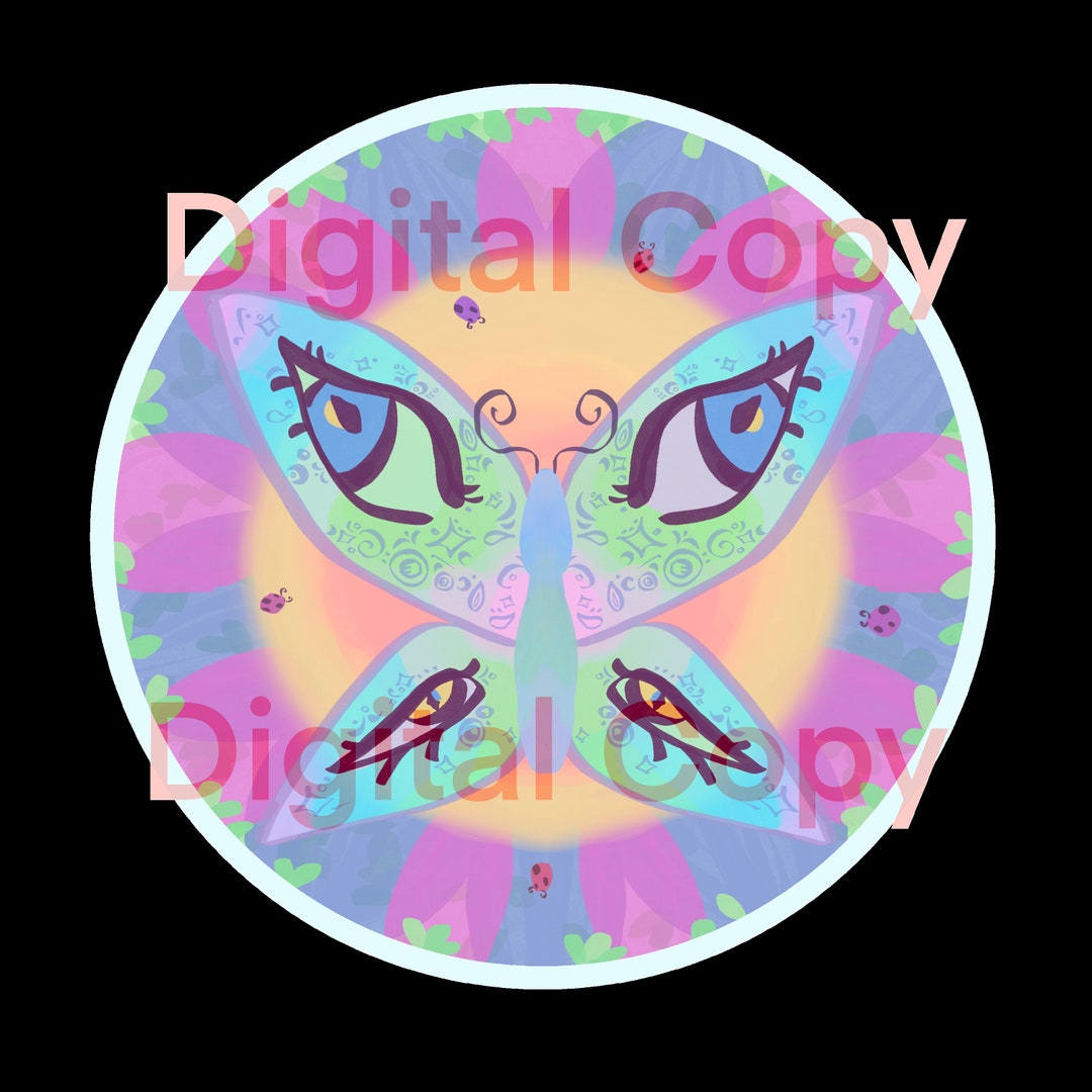 Digital Stickers, 3 Out of Magic Seeing Eye Collection Featuring ...