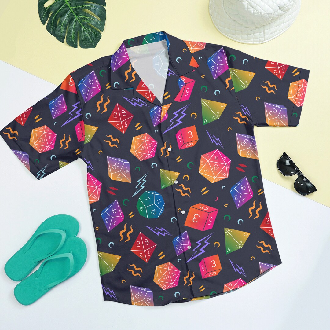 Dice Master Hawaii Shirt D20 Shirt Tropical Aloha Style Hawaii Shirt ...