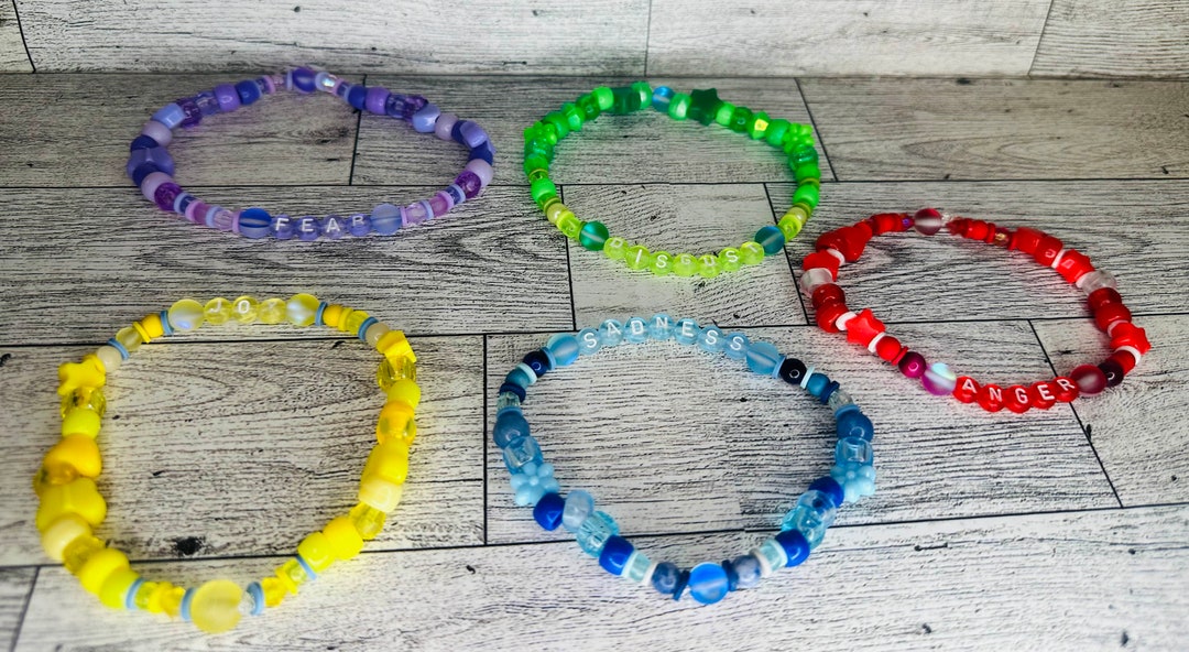 INSIDE OUT Beaded Bracelets Complete Set - Etsy
