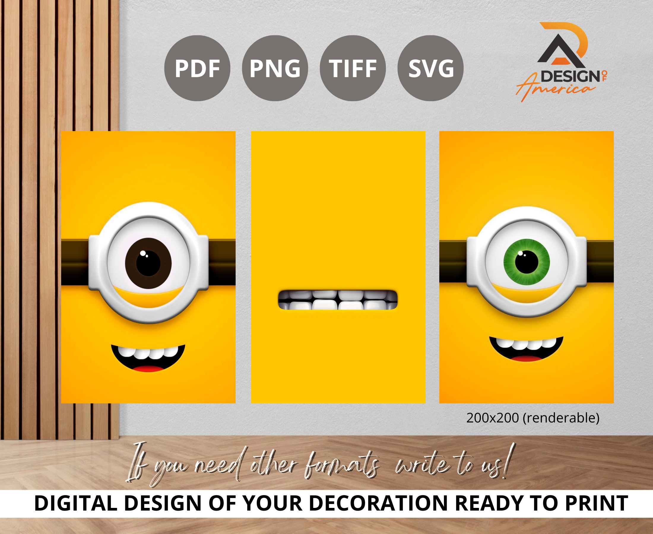 Backdrop Minions - Minions Birthday Party Decor, Minions Cutout Decor ...