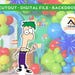 Phineas and Ferb - Cutout, Phineas and Ferb Party Decoration Theme ...